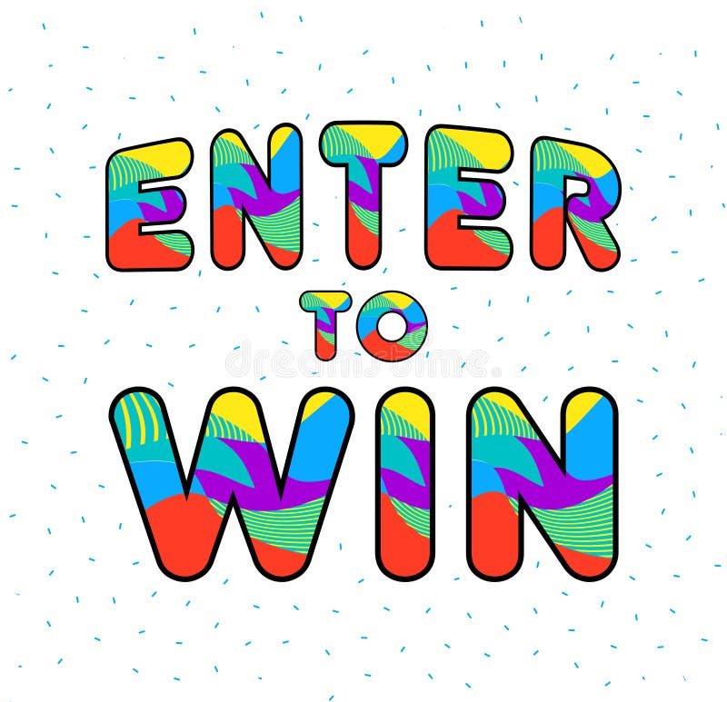 Enter, Win, Prize, Banner, Open, Gift, Box, Confetti, Fireworks ...