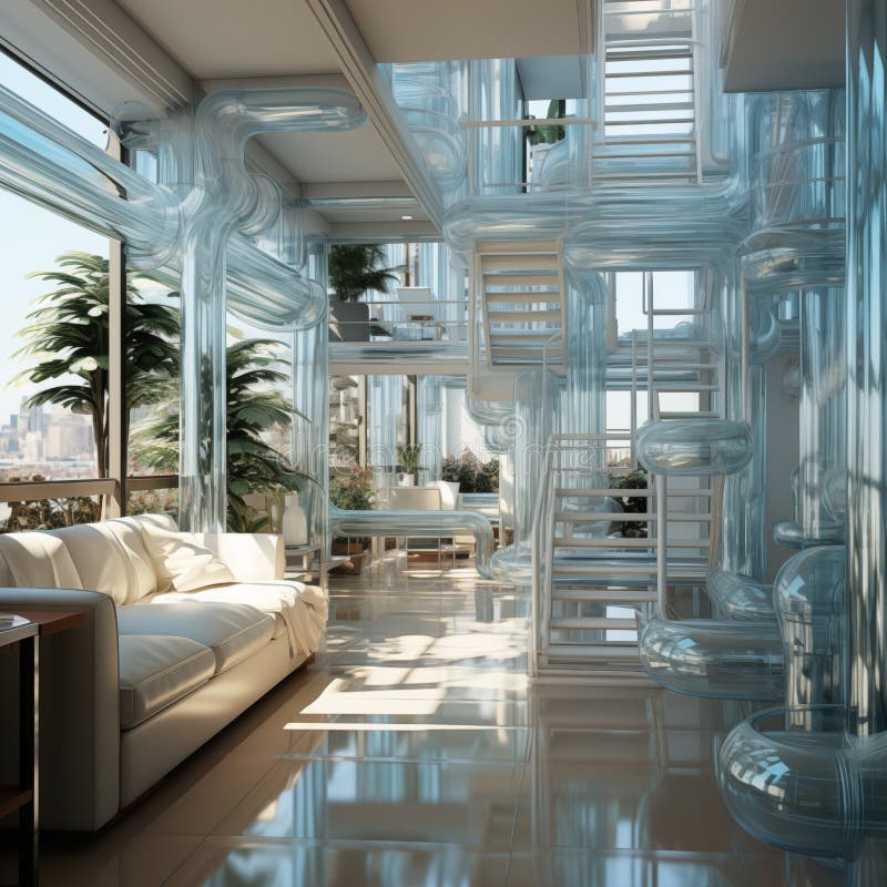 Enter a World of Wonder through a Transparent Pipe, Showcasing the ...