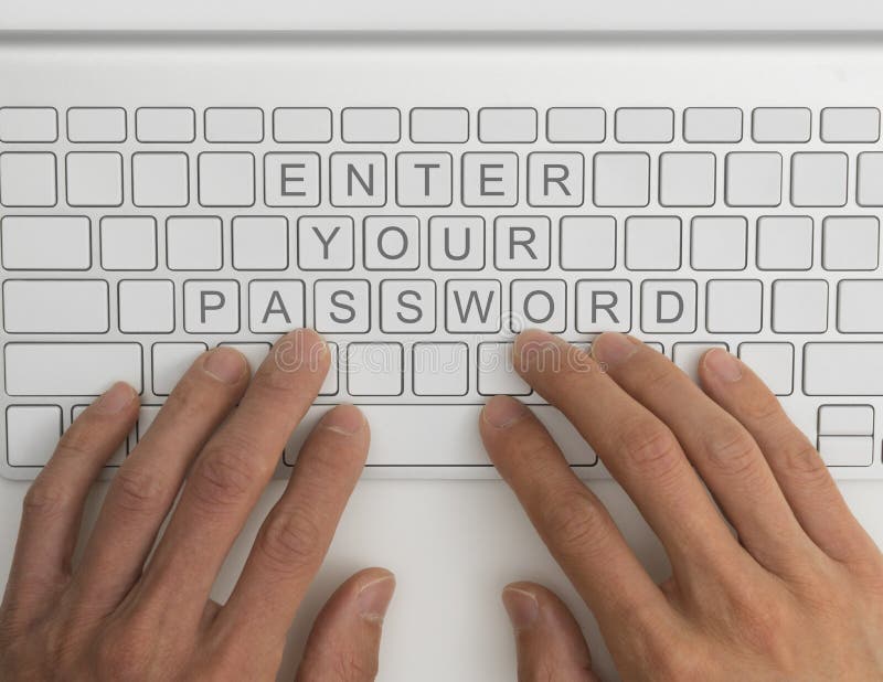 Enter your password stock image. Image of security, register - 66003579