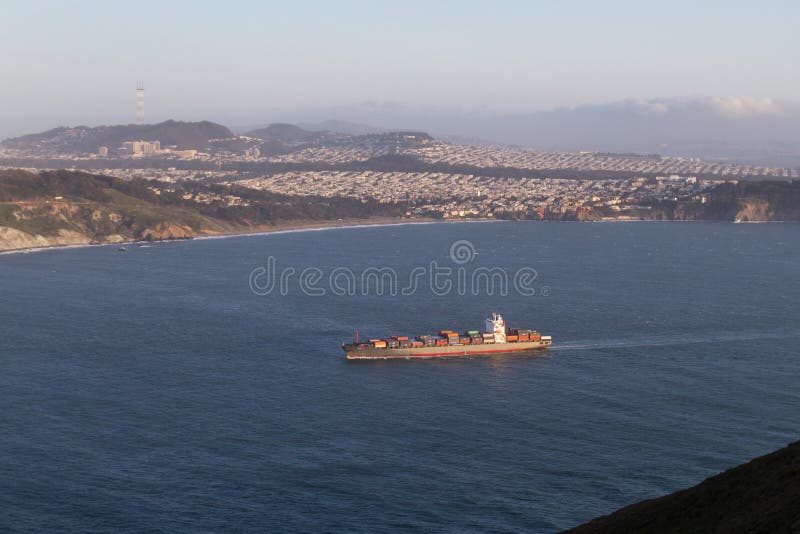 Entering the bay area editorial stock photo. Image of coast - 57557633