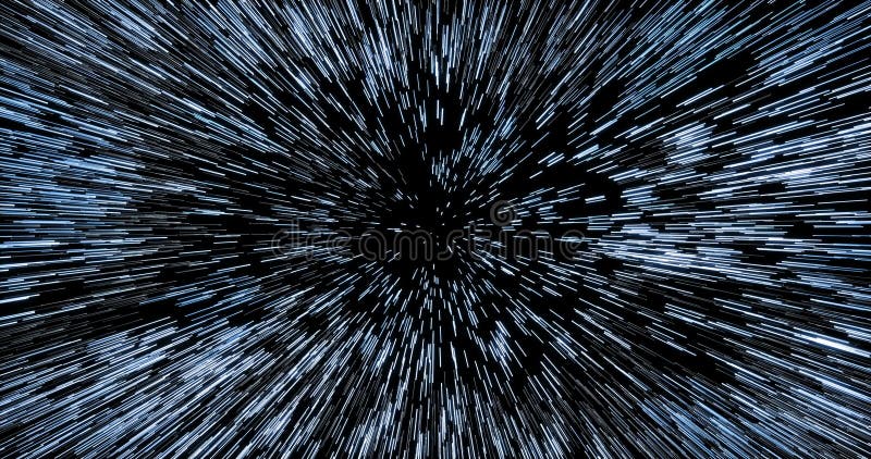 Entering Hyperspace through Dense Starfield Stock Footage - Video of ...