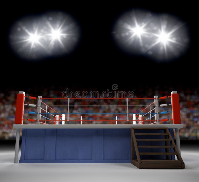 Entering the Ring stock illustration. Illustration of arena - 7590309