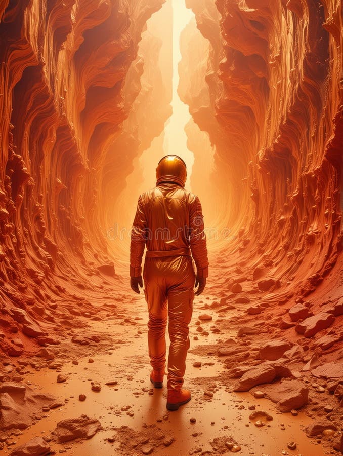 Entering the 4th Dimension stock illustration. Illustration of body - 378309729