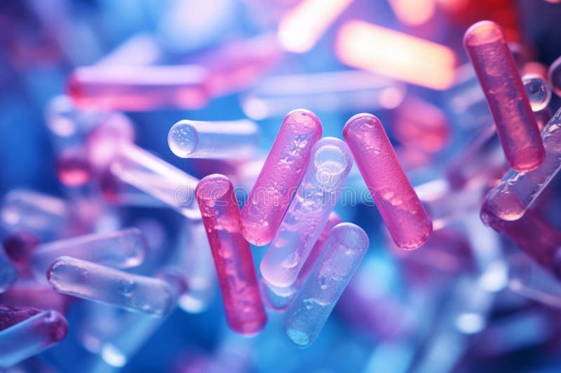 Enterobacteriaceae, Gram-negative Rod Shaped Bacteria. Generative AI ...