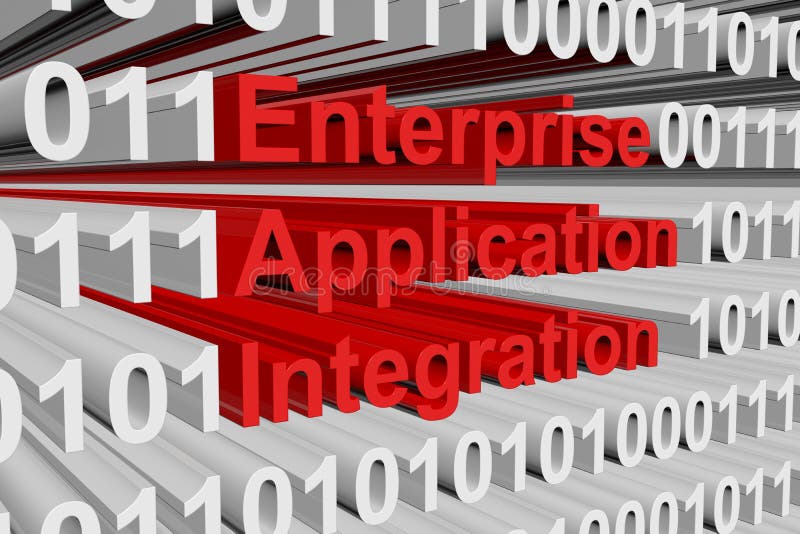 Enterprise Application Integration Stock Illustration - Illustration of ...