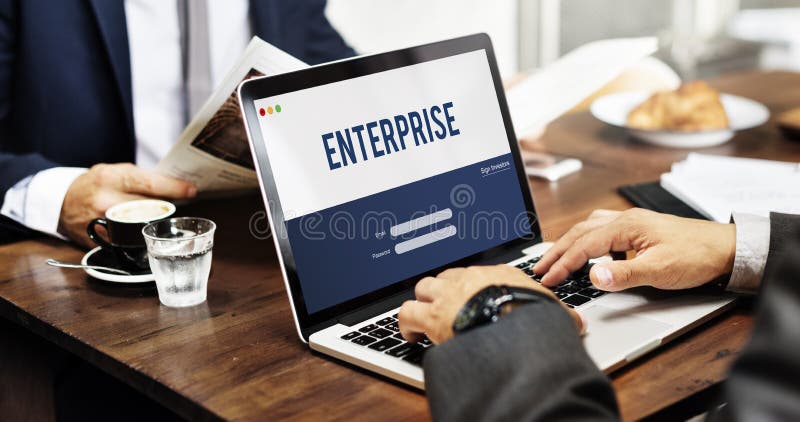 Enterprise Business Campaign Project Task Concept Stock Photo - Image ...