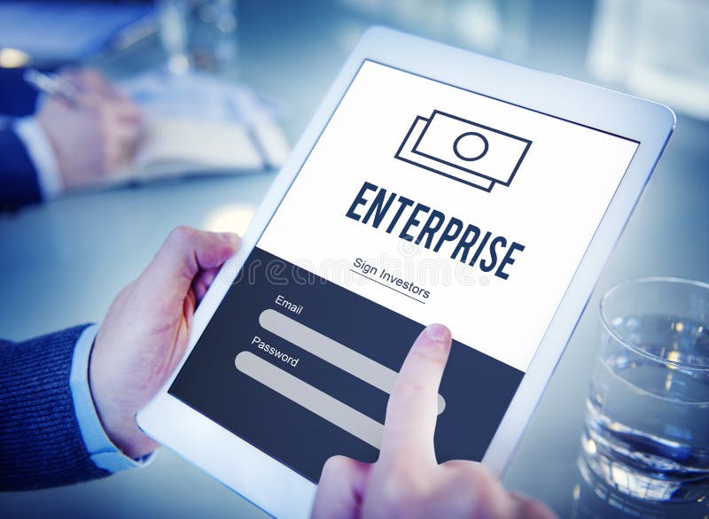Enterprise Business Campaign Project Task Concept Stock Image - Image ...