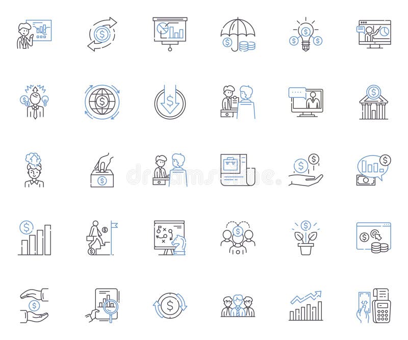 Enterprise Idea Line Icons Collection. Efficiency, Innovation ...