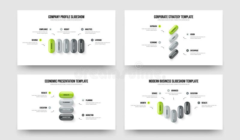 Enterprise Insight 5 4 4 5 Option Infographic Frame Template Collection ...