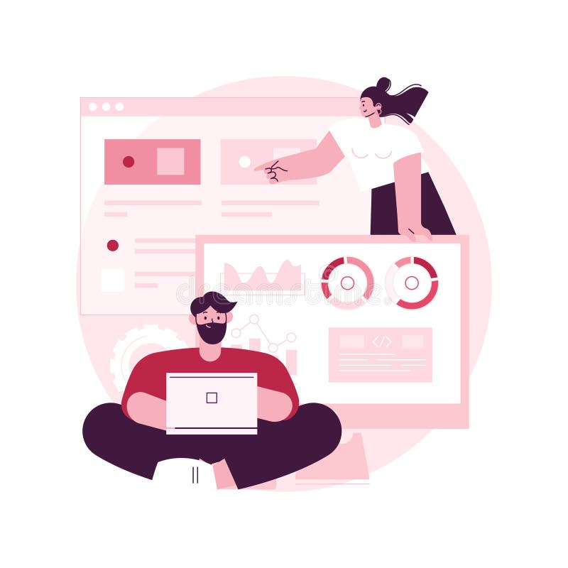 Enterprise it Management Abstract Concept Vector Illustration. Stock ...