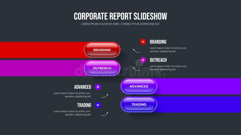 Enterprise Plan 4 Step Infographic Frame Layout Stock Vector ...