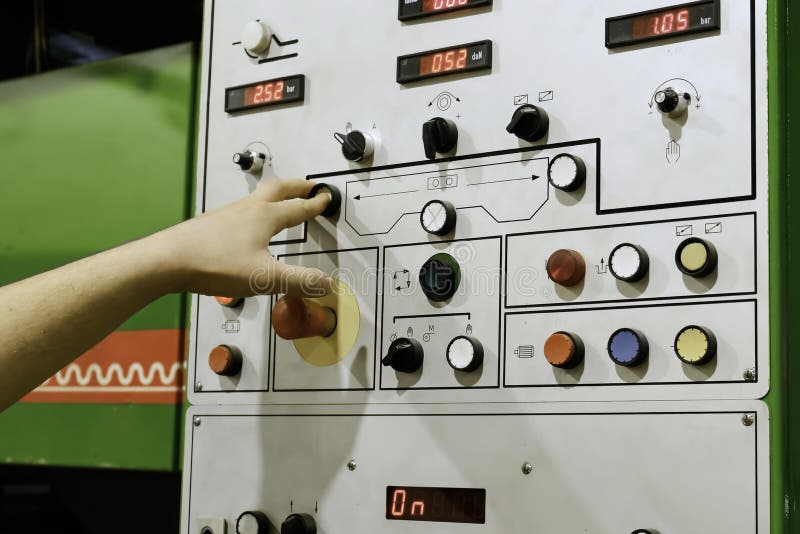 Enterprise for the Production of Cardboard Containers . Close-up of a ...