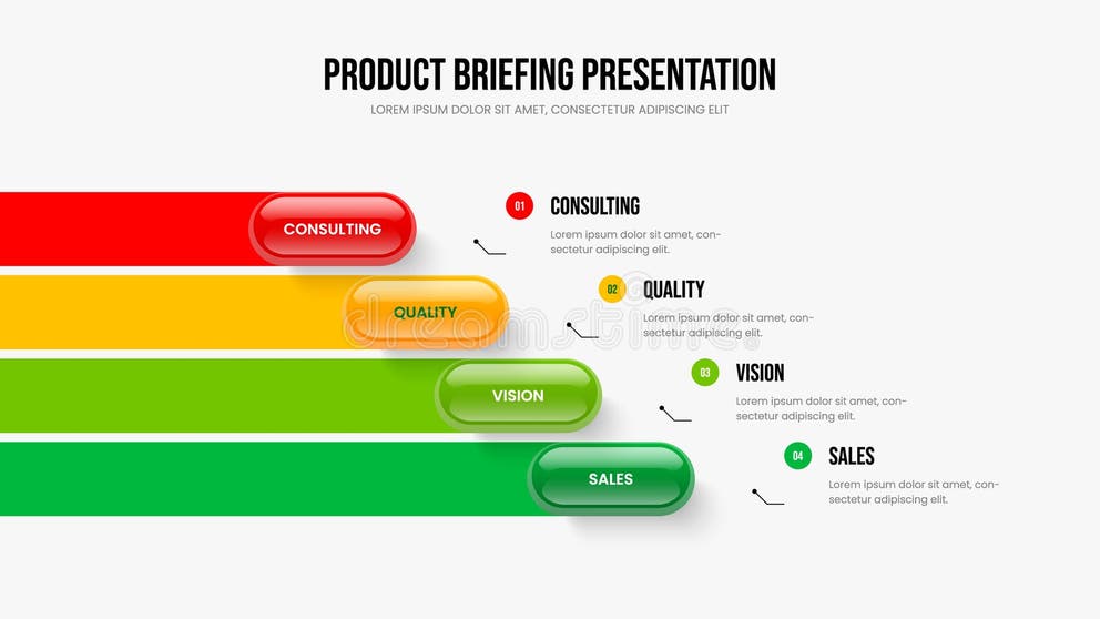 Enterprise Proposal 4 Element Diagram Frame Design Stock Vector ...