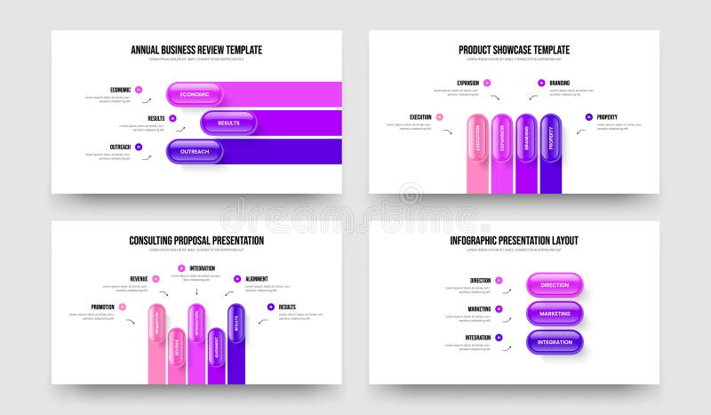 Enterprise Report 2 Step Diagram Frame Template Stock Vector - Illustration of business, sales ...