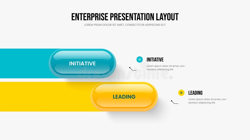 Enterprise Report 2 Step Diagram Frame Template Stock Vector - Illustration of business, sales ...