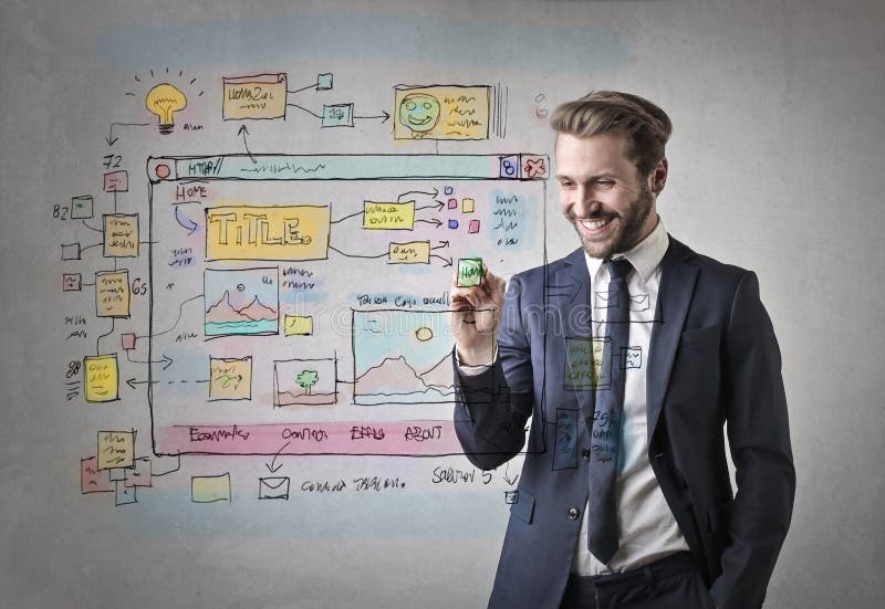 Enterprise website stock photo. Image of home, create - 71278900