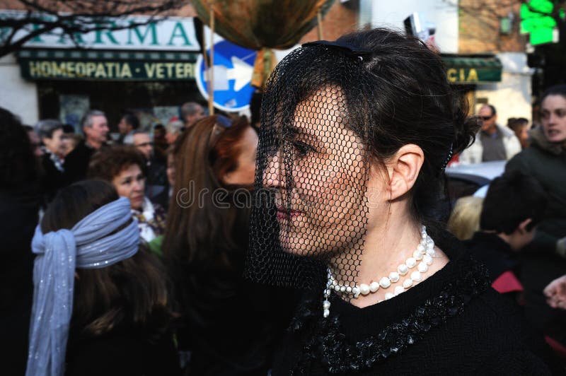ENTERRO Do Carnaval Da SARDINHA. Madrid .SPAIN Imagem de Stock ...