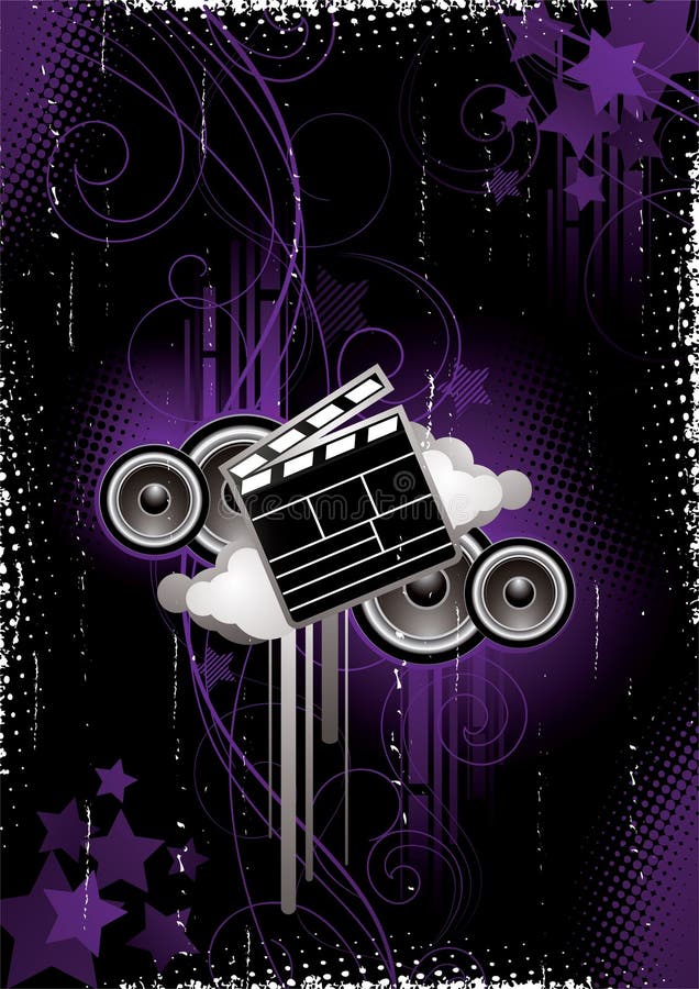 Entertainment background stock illustration. Illustration of ...