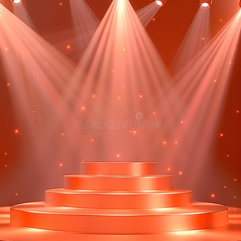 Entertainment Concert Stage for Festive Event or Standup Show Stock ...