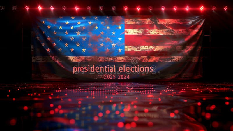 Entertainment Event with Visual Effect Lighting and Magenta Font on ...