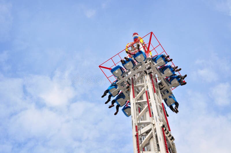 Entertainment Park Amusement Stock Photo - Image of industry ...