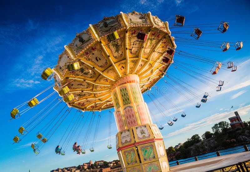 Entertainment Park Attraction Editorial Stock Image - Image of ...