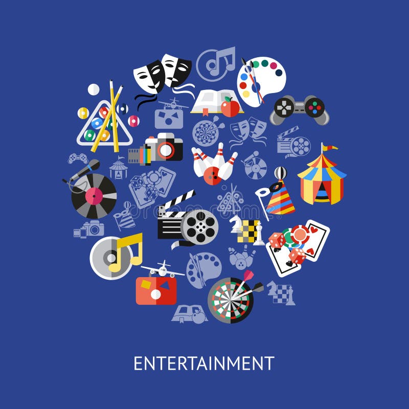 Entertainment Ticket Set stock vector. Illustration of cinematography ...