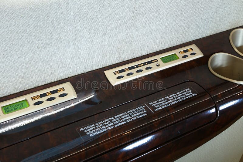 Entertainment System Control Panel Stock Image - Image of imitation ...