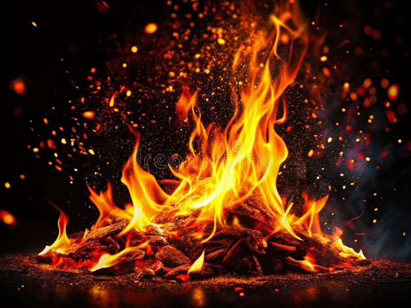 Enthralling Abstract Fire Loop Animation a Dynamic Visual Symphony of ...