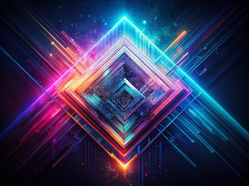 Enthralling Abstract Neon Glow a Mesmerizing LowLight Photography ...