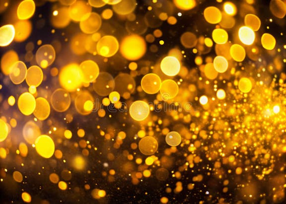 Enthralling Animated Loop of Vintage Bokeh Lights and Dynamic Particles ...