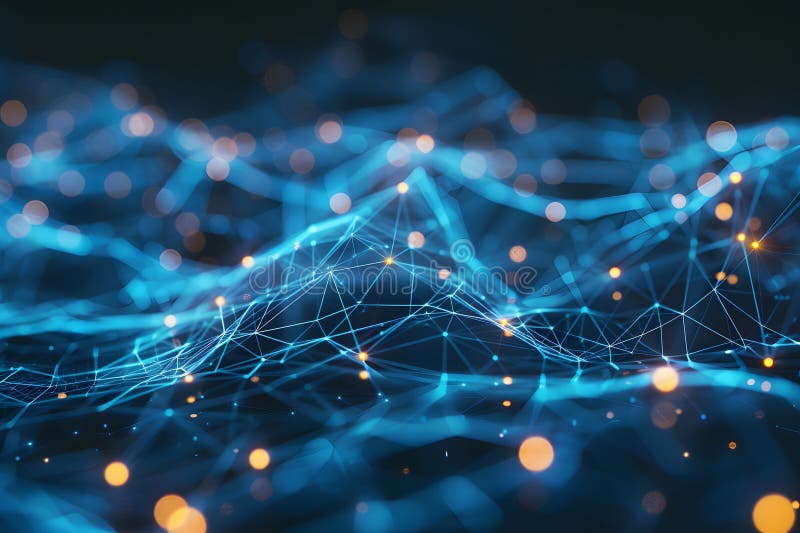 Enthralling Blue Dotted Background for Innovative Concepts Stock ...