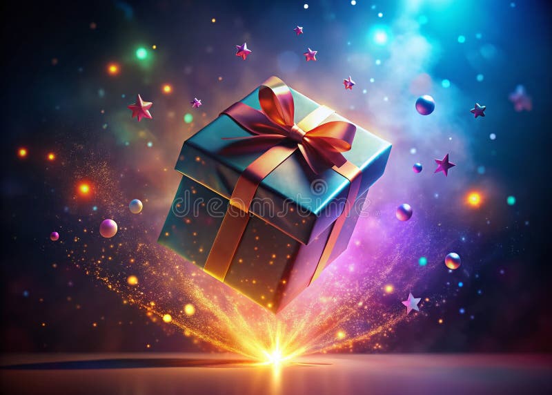 Enthralling 3D Animated Gift Box Opening a Surreal Visual Feast of ...
