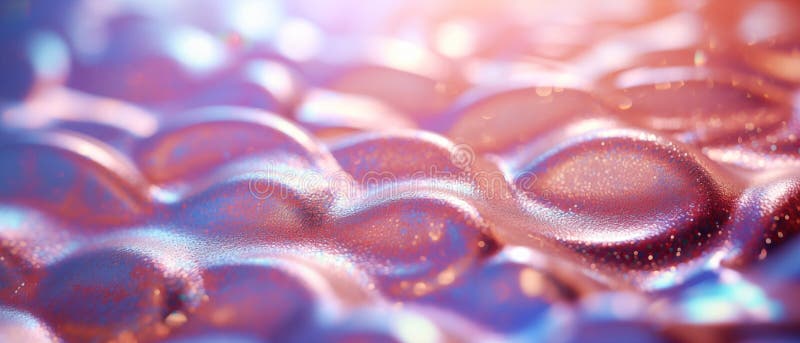 Enthralling Holographic Surface Background with Violet Waves and Soft ...