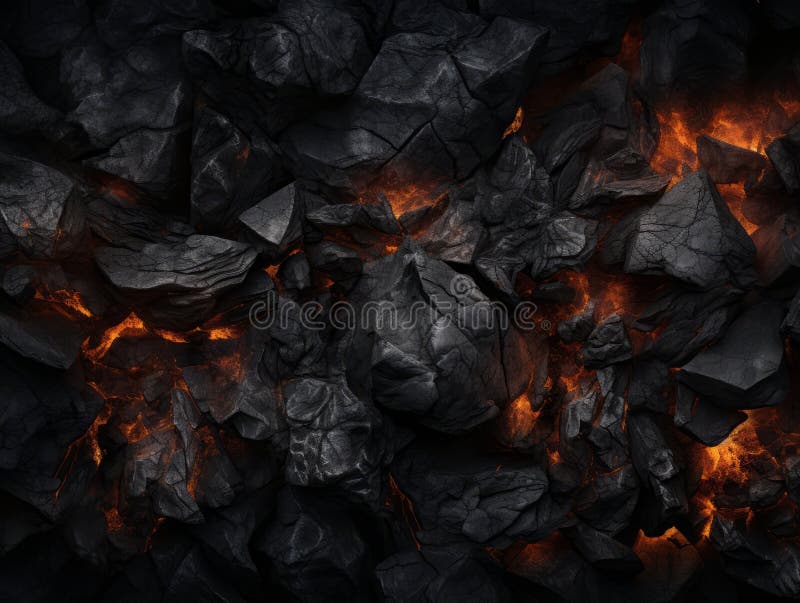 Enthralling Journey into the Fiery Depths of Black Coal Inferno Stock ... Enthralling Journey into the Fiery Depths of Black Coal Inferno Stock ...