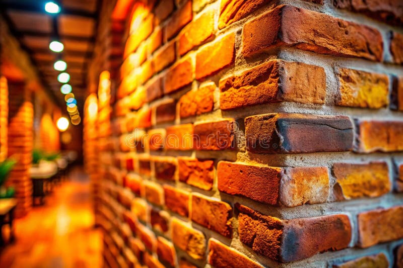 Enthralling Miniature Brick Wall Corner a TiltShift Photography ...