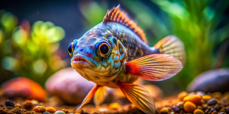 Enthralling Miniature Fish Aquarium a TiltShift Perspective on a Tiny ...