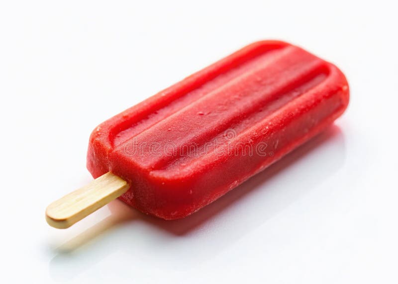 Enthralling Miniature Red Popsicle on White a TiltShift Photography ...