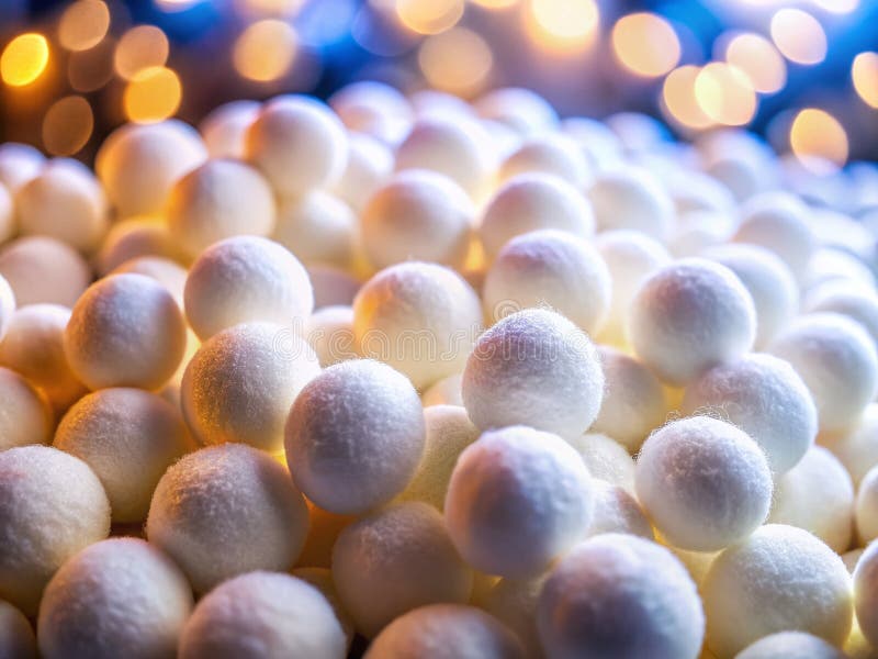 Enthralling Miniature White Balls a TiltShift Photography Exploration ...