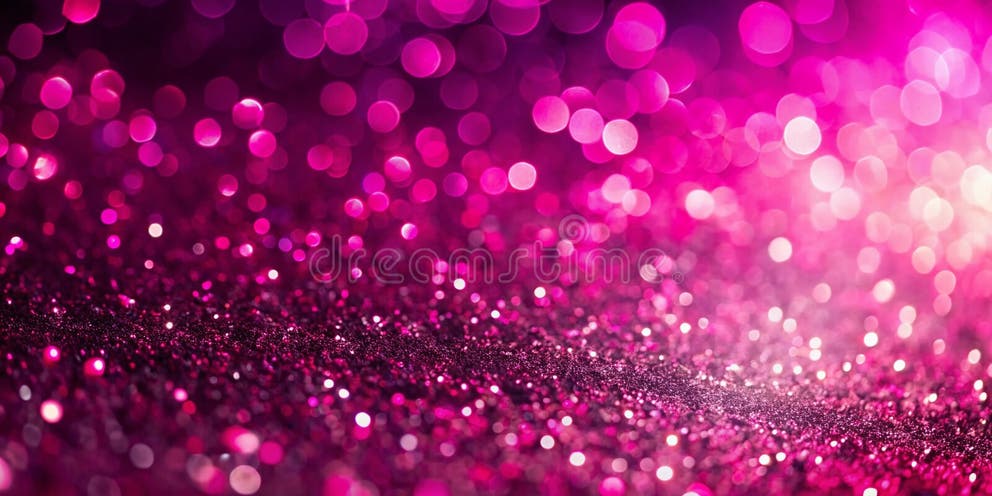 Enthralling Pink Abstract Generative AI Art Background with Sparkling ...