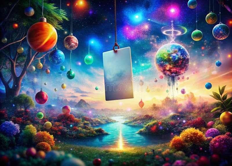 Enthralling Surreal Photography a Dreamlike Label in a Vibrant Abstract ...