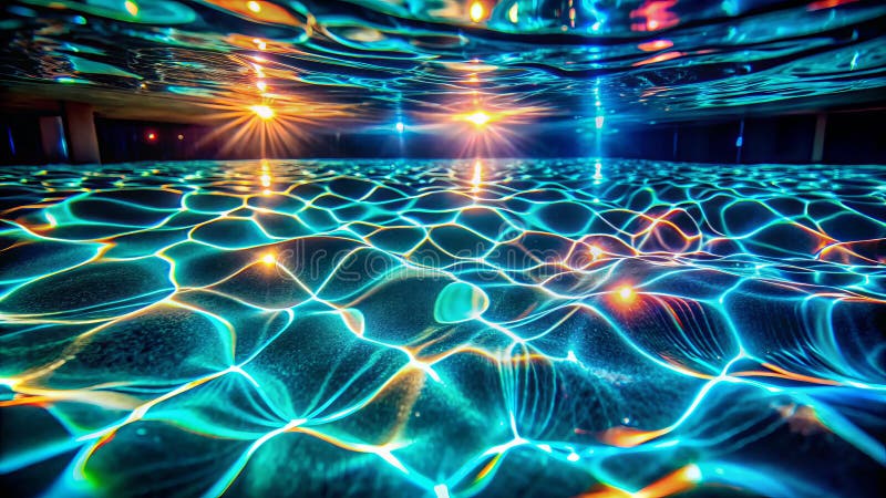 Enthralling Underwater Macro Photography Abstract Patterns on a Glowing ...