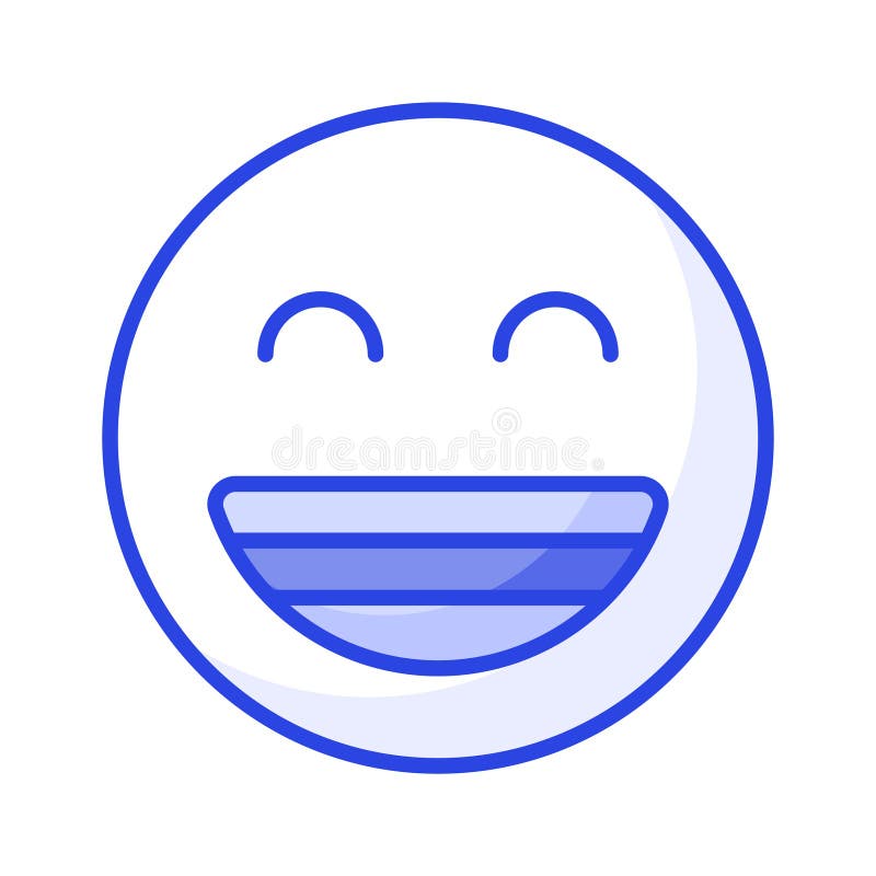 Enthusiastic Emoji Icon, Happy Face Vector Design Stock Vector ...