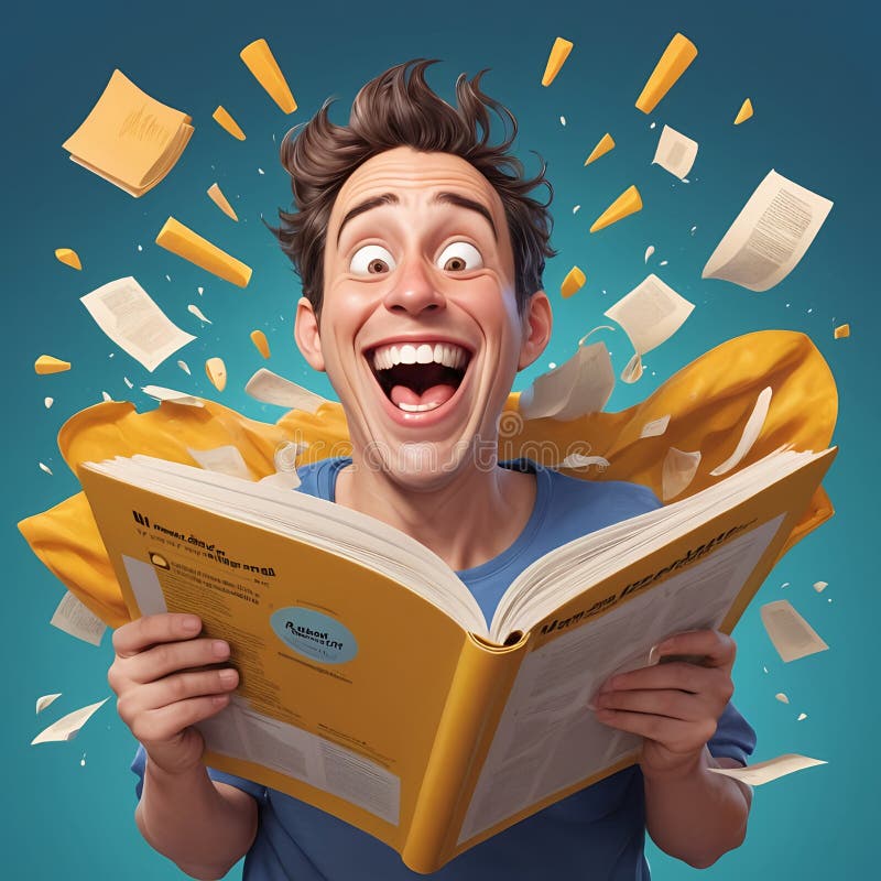 Student Reading Papers Stock Illustrations – 563 Student Reading Papers ...