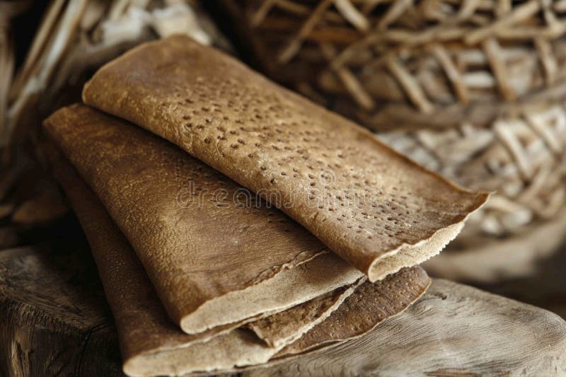 An Enticing Display of Traditional Ethiopian Injera Bread ...