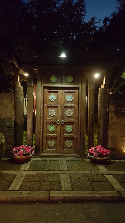 Enticing entrance stock image. Image of entrance, asianlook - 73177403