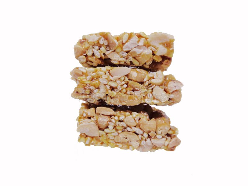 Enting Enting Geti, Indonesian Blitar, Java Snack with White Background ...