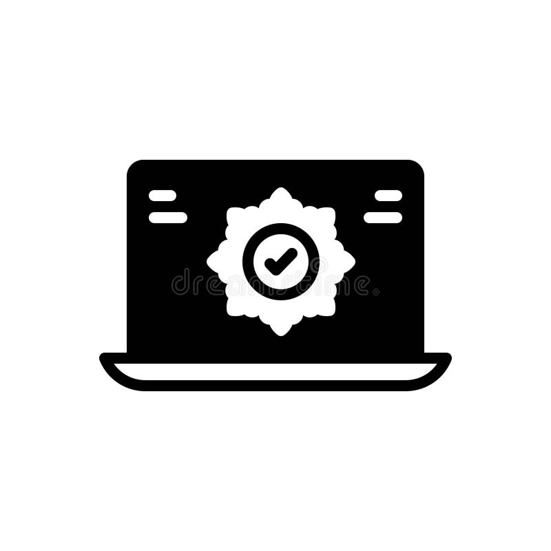 Black Solid Icon for Entire, Total and Complete Stock Illustration ...