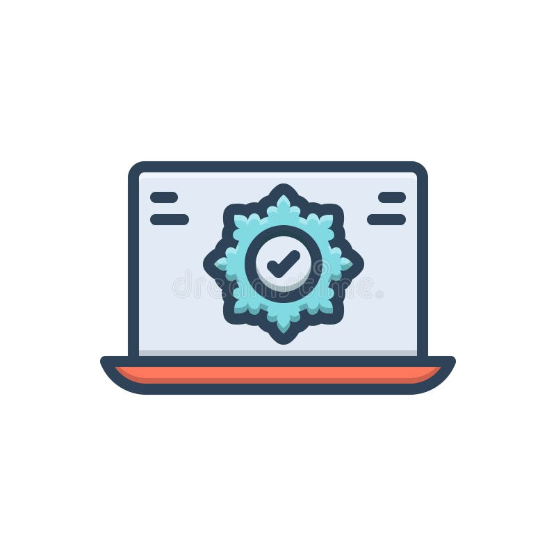 Color Illustration Icon for Entire, Total and Complete Stock Vector ...