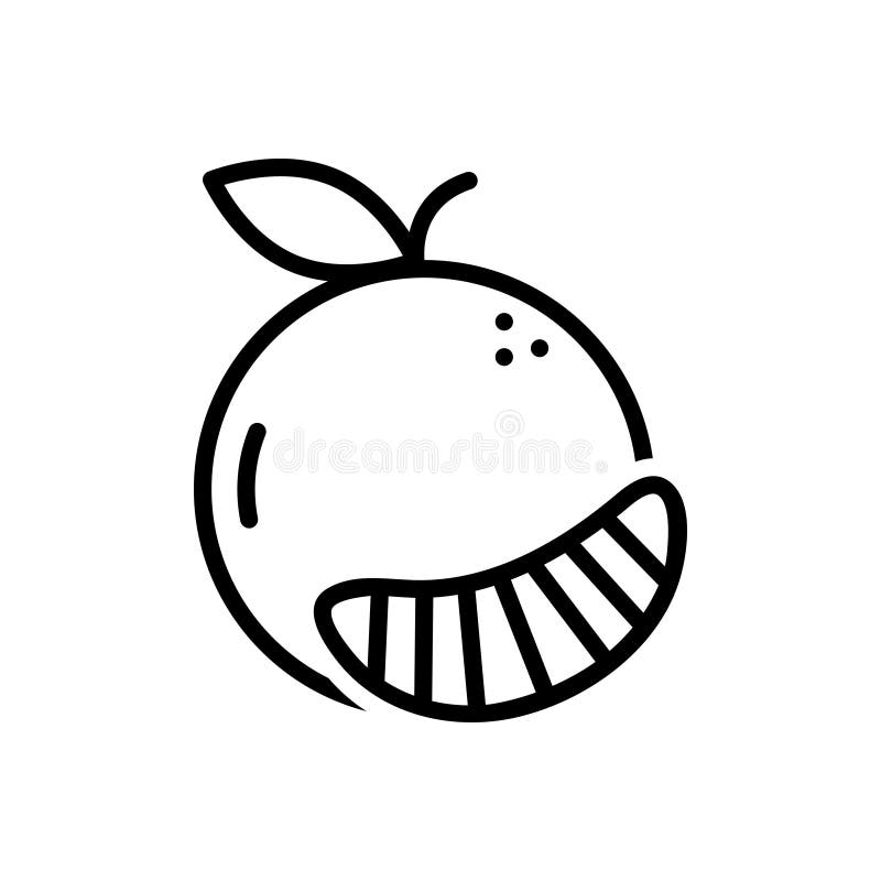 Black Line Icon for Entirely, Slice and Absolutely Stock Vector ...